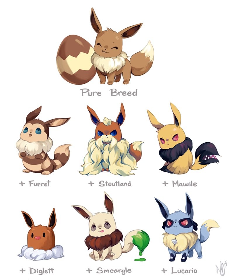 Amazing Pokemon Crossbreeds