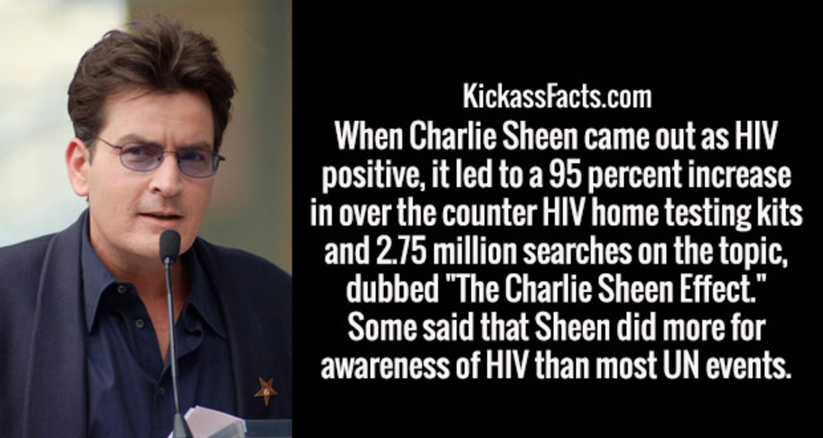 Charlie sheen effect