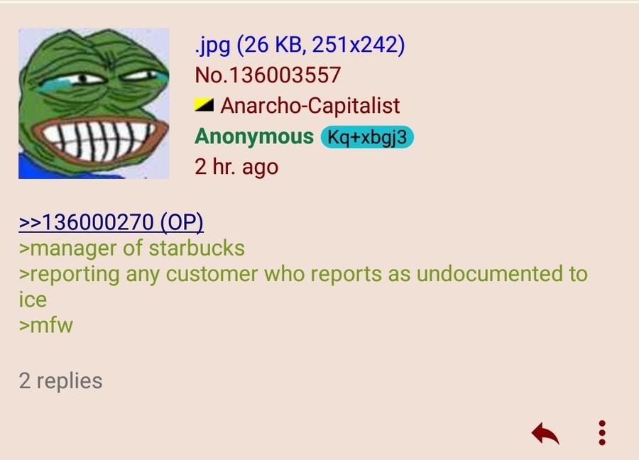 Cheeky Starbucks Anon On Dreamer Day