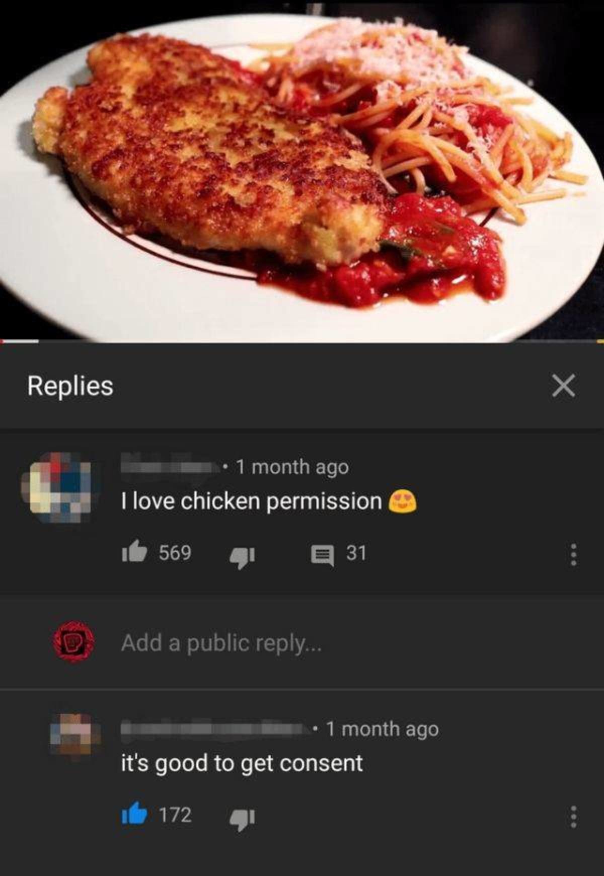 Chicken permission