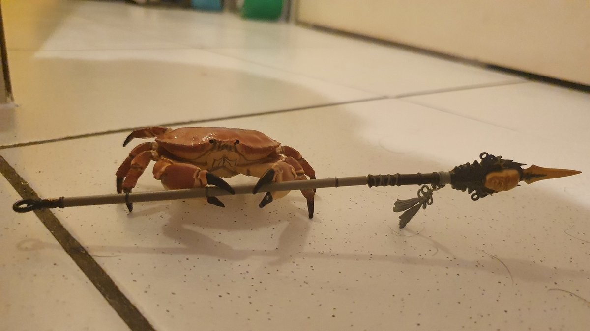 Crabbo with long stabbo