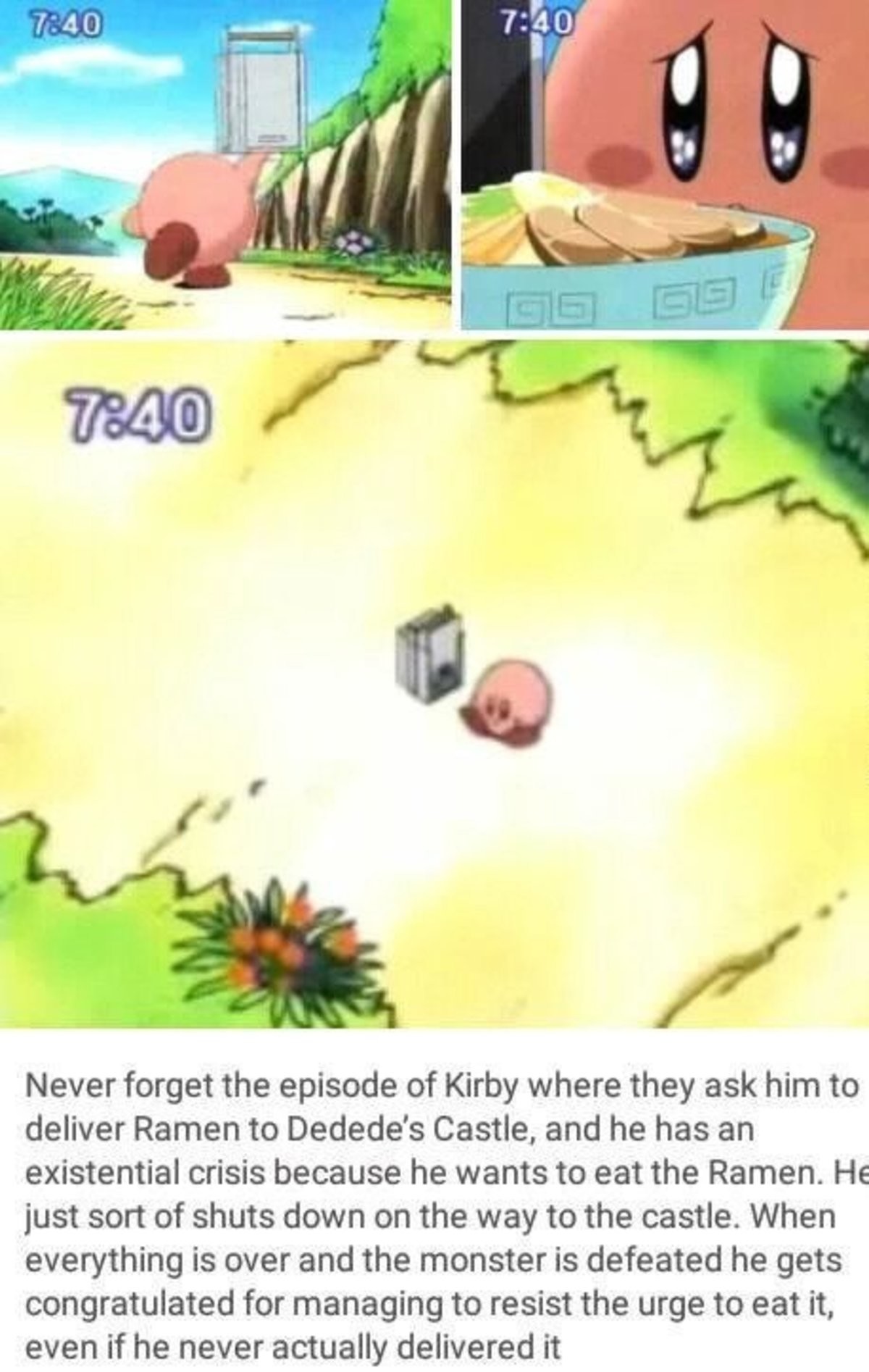 Good delicious sad kirby