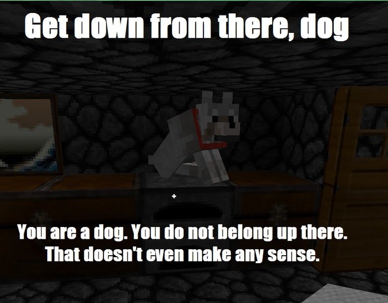Minecraft Dog