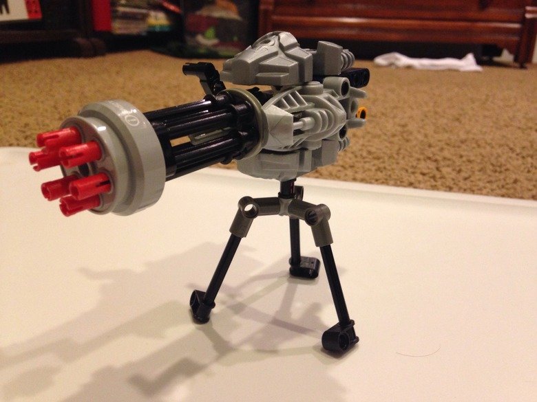 My Bionicle Gatling gun with tripod