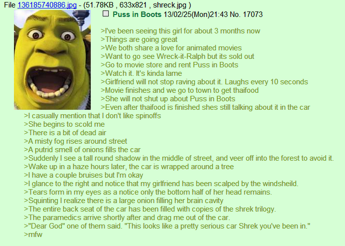 Shrek is not Dreck