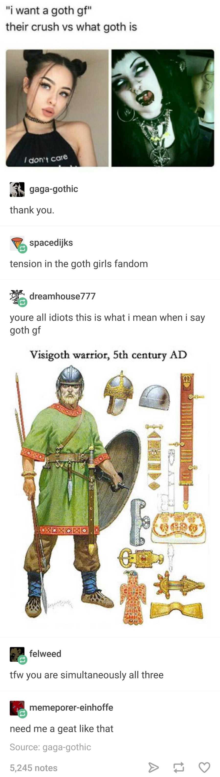 Visigoth Gf is ideal